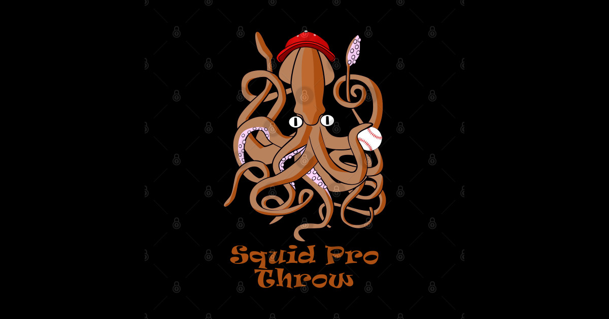 Squid Pro Throw Funny Quid Pro Quo Pun - Quid Pro Quo - Posters and Art ...