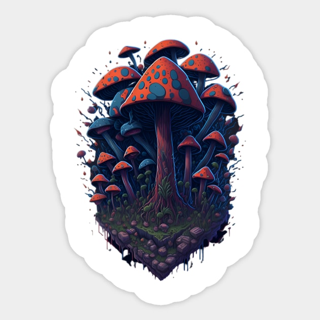 Fantasy illustration art - Fantasy - Sticker | TeePublic