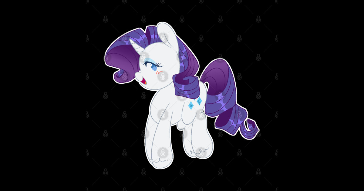 MLP: Rarity - Mlp - Sticker | TeePublic