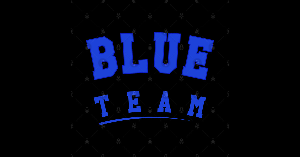 Blue Team - Team - Sticker | TeePublic