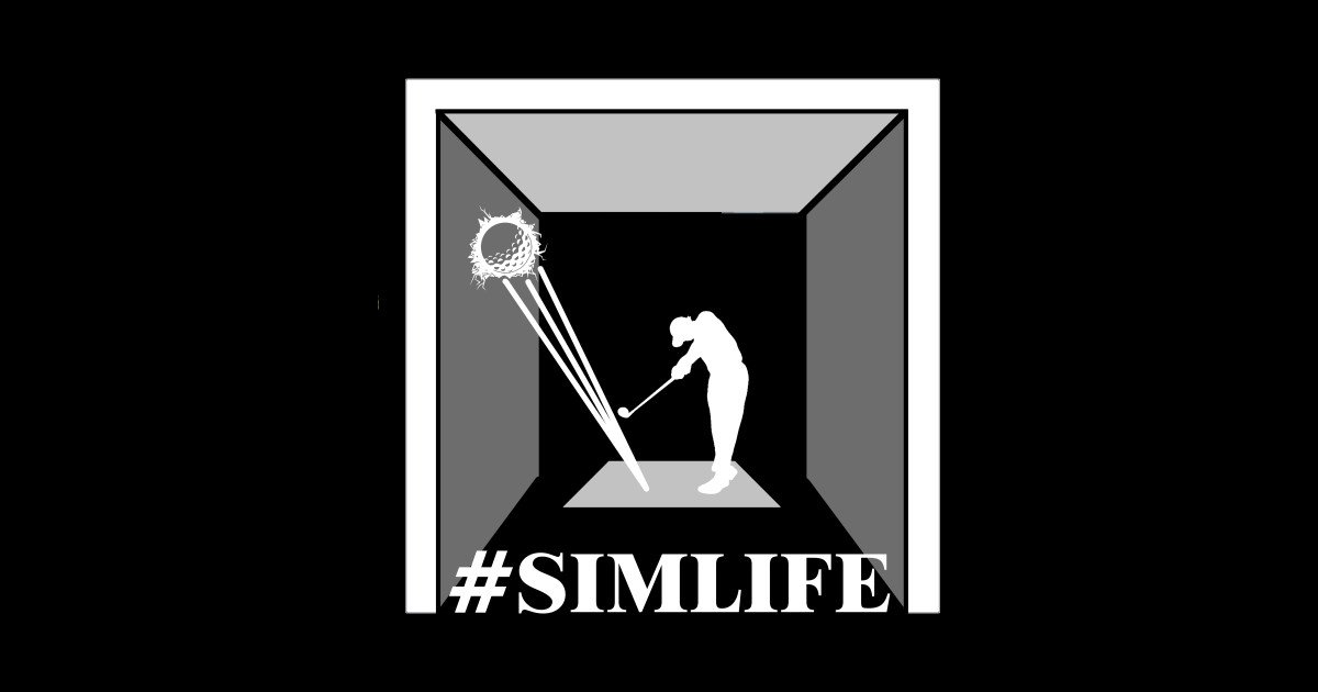Golf Simulator - Golf - Sticker | TeePublic