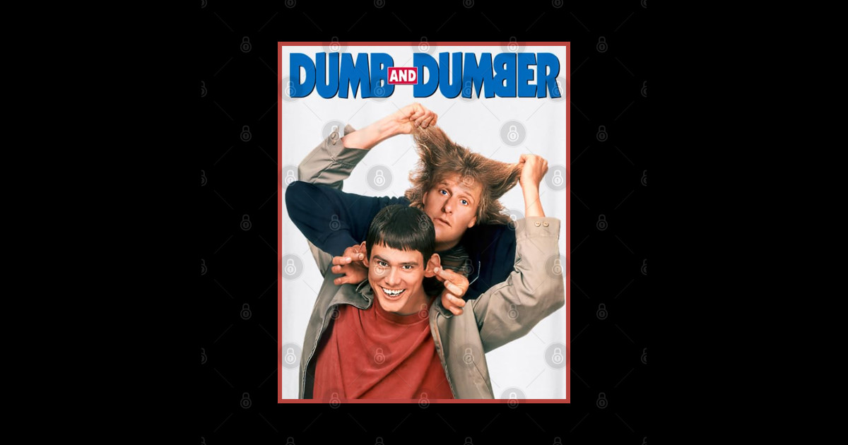 Dumb and dumber - Dumb And Dumber - Sticker | TeePublic