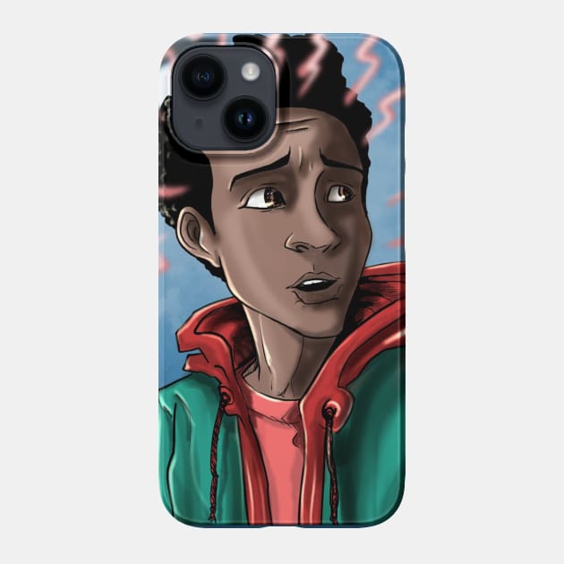Miles Morales - Spiderman Into The Spiderverse - Phone Case | TeePublic