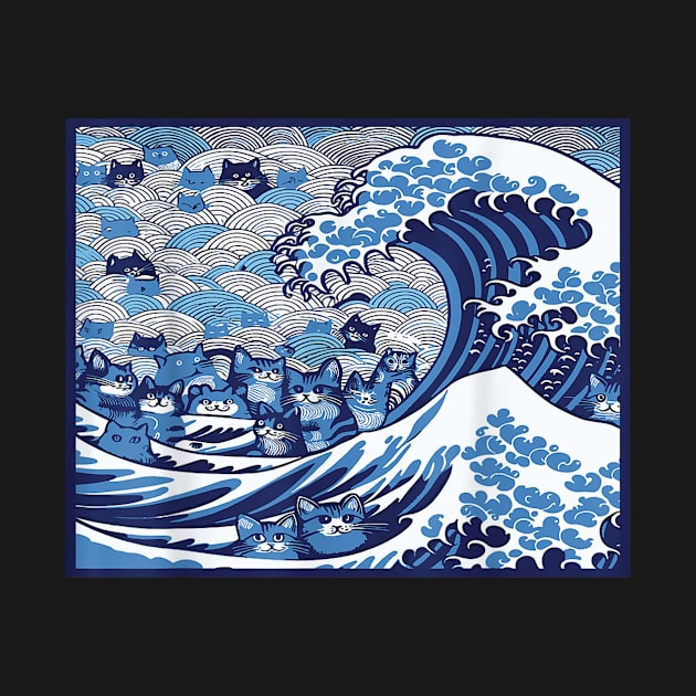 Blue Cats Wave For Kamala Funny - Kamala Harris - T-Shirt | TeePublic