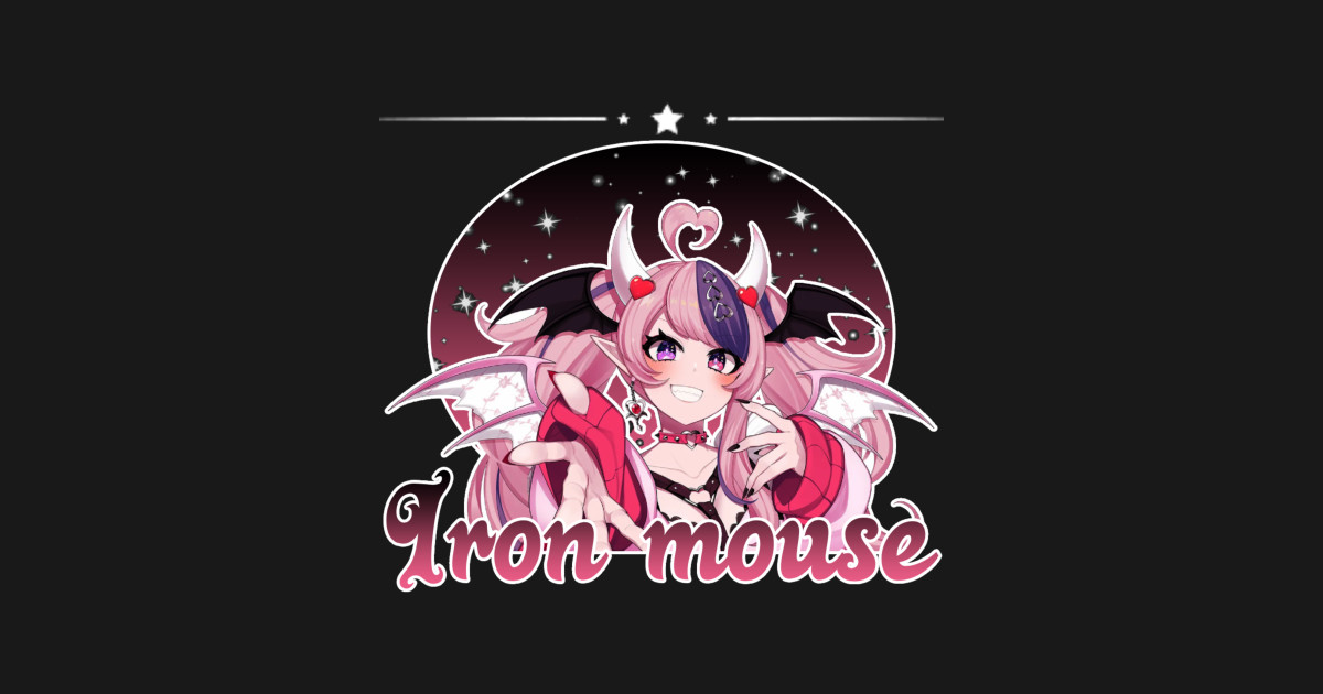 Iron Mouse - Vtuber - T-Shirt | TeePublic
