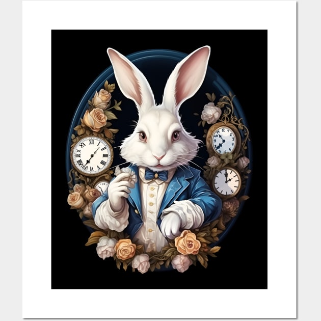 White Rabbit Alice in Wonderland Watches and roses - Alice In ...