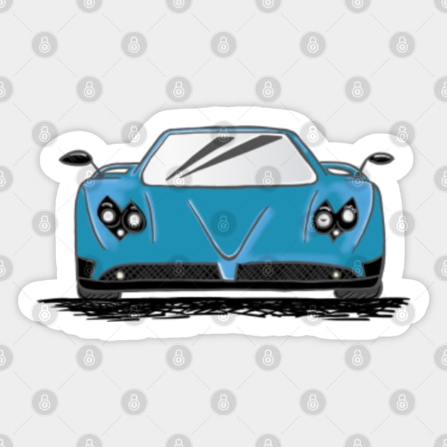 Supercar & hyper car - Sportscar - Sticker | TeePublic