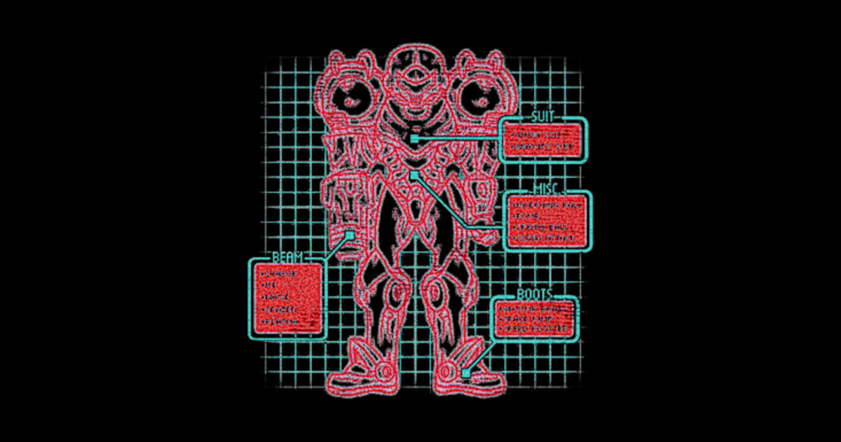Metroid Super - Metroid - Sticker | TeePublic
