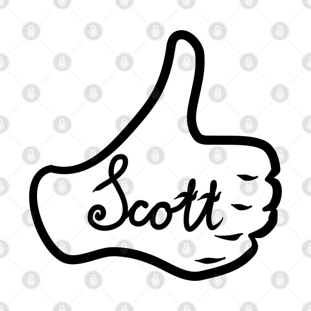 Men name Scott - Scott - Long Sleeve T-Shirt | TeePublic
