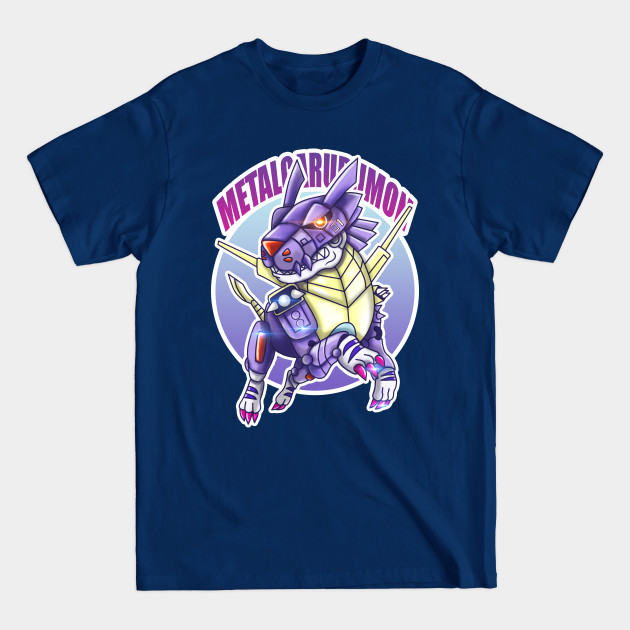 Digimon Chibi Metalgarurumon - Digimon Adventure - T-Shirt
