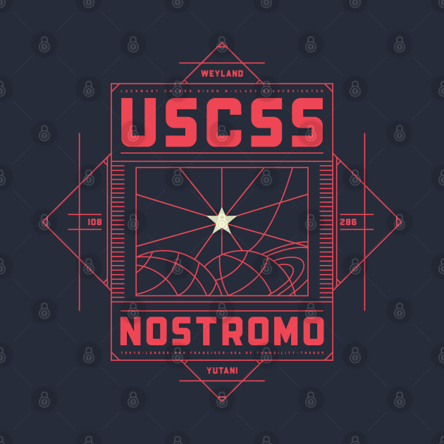 USCSS Nostromo - Nostromo - T-Shirt | TeePublic