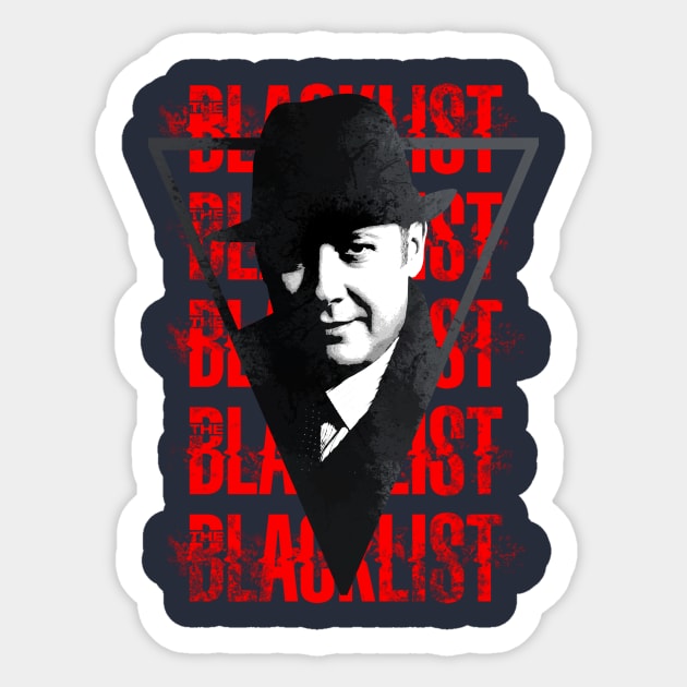Red - Blacklist - Sticker | TeePublic