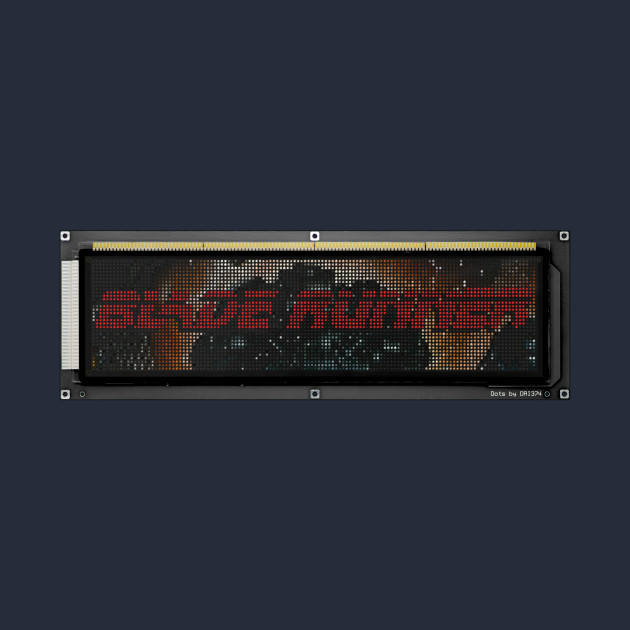 Blade Runner Dot Matrix Display - Pinball - T-Shirt | TeePublic