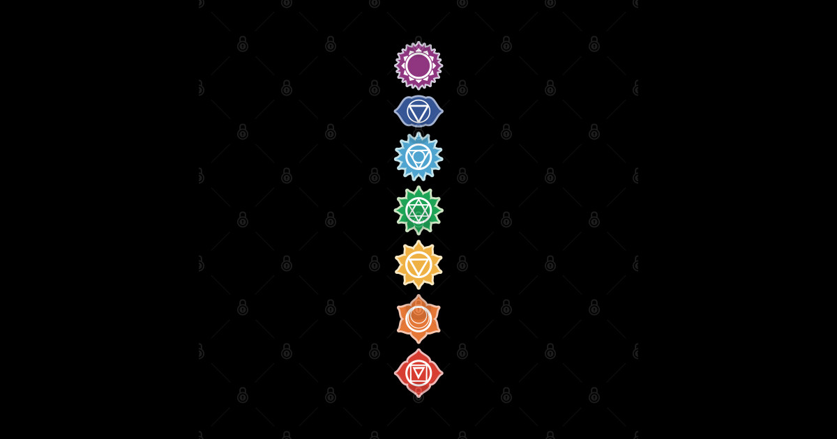 7 Chakras - Chakras - Sticker | TeePublic
