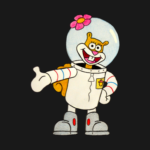 Space Sandy - Spongebob - T-Shirt | TeePublic