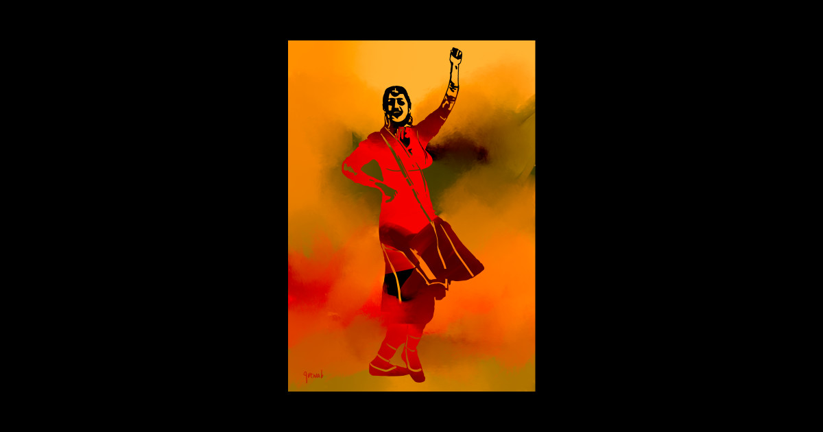 Punjabi Girl Bhangra - Punjabi - Sticker | TeePublic