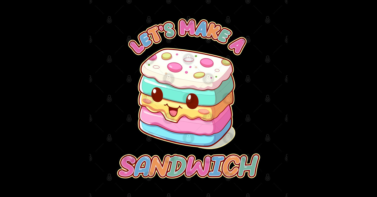 Let's Make a Sandwich? Kawaii Ice Cream Sandwich - Lets Make A Sandwich ...