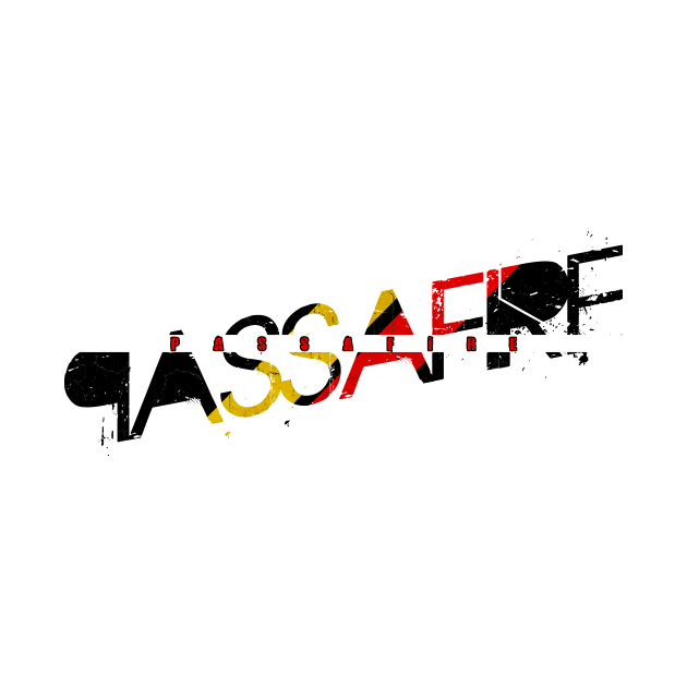 vintage typo Passafire - Passafire - T-Shirt | TeePublic