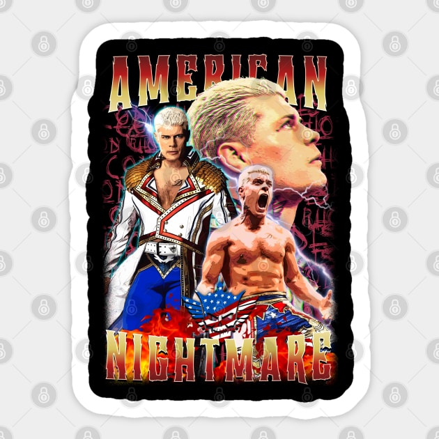 Cody Rhodes Bootleg - Cody Rhodes - Sticker | TeePublic