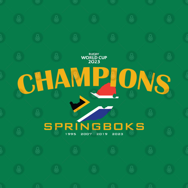 Rugby World Cup Champions 2023 - Springboks - Springboks - Pin | TeePublic
