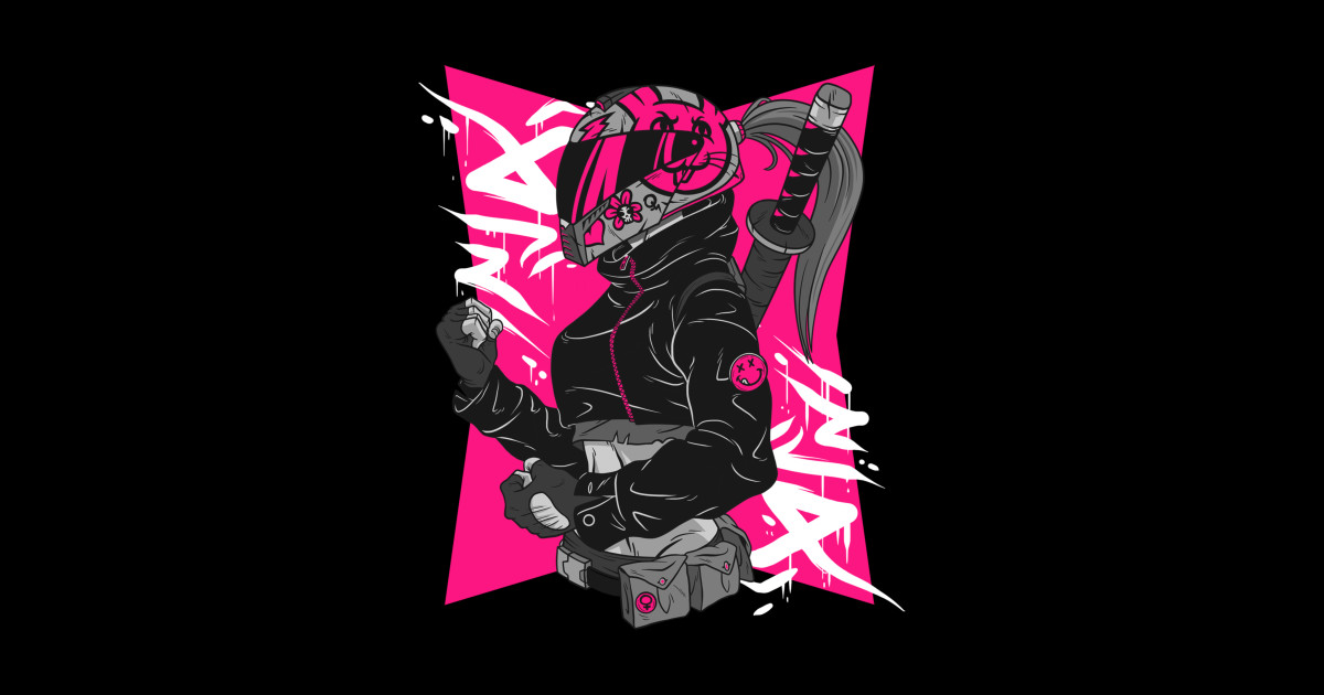 Anime Futuristic Unapologetic OFFICIAL - Anime Art - Sticker | TeePublic