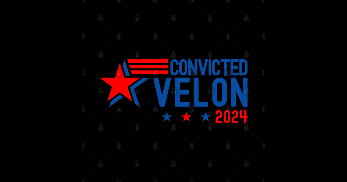 Convicted Felon 2024, Free Trump - Convicted Felon - Sticker | TeePublic