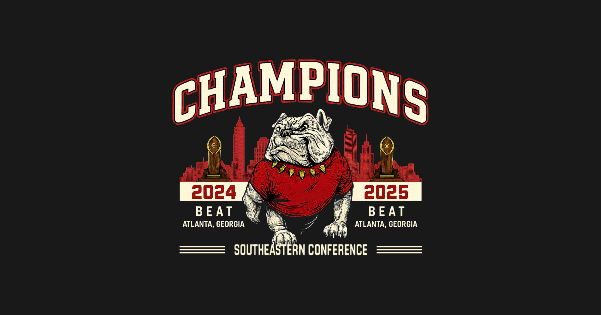 SEC Champions Georgia Bulldogs Victory Mascot 2025 - Sec Champions 2025 ...
