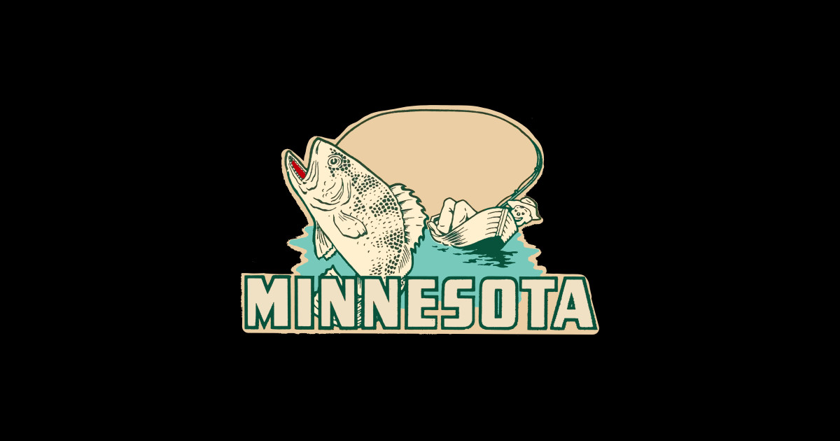 Vintage Style Minnesota Decal - Minnesota - Sticker | TeePublic