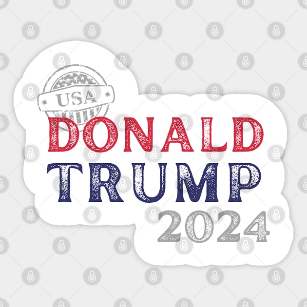 Donald Trump 2024 - Trumpamania - Sticker | TeePublic