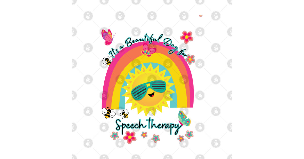 Its a Beautiful Day for Speech Therapy Rainbow Sunshine. - Speech ...