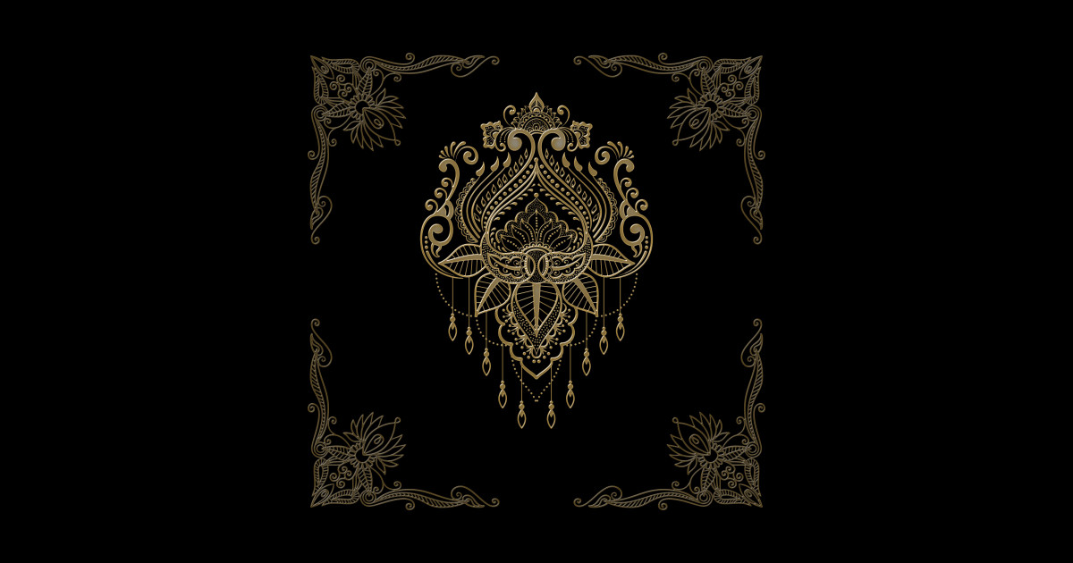 A wonderful filigree golden lotus flower. - A Wonderful Filigree Golden ...