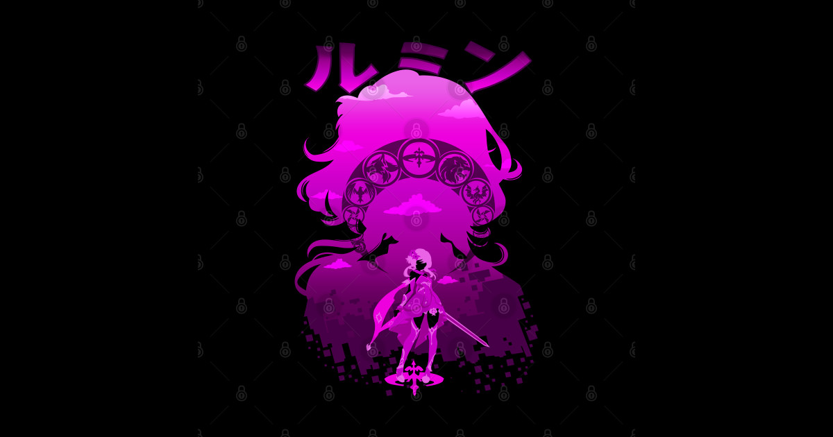 GENSHIN IMPACT LUMINE - Genshin Impact - Sticker | TeePublic