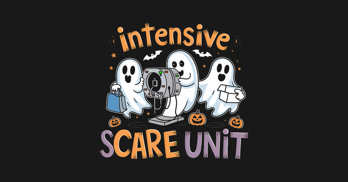 Halloween Intensive Care Scare Unit Ghost Nurse ICU Nursing gift for ...