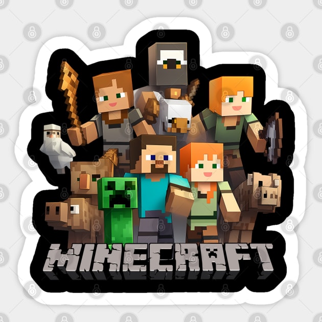 Minecraft New Generation - Minecraft - Sticker | TeePublic