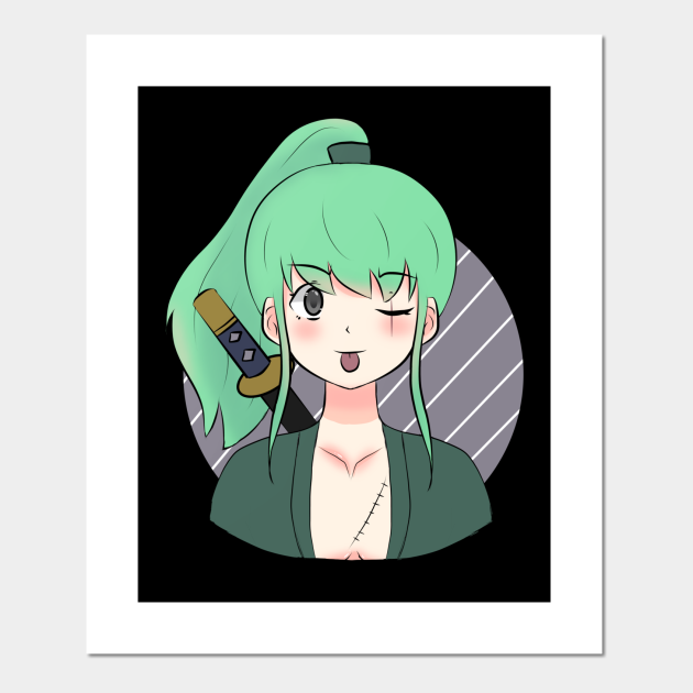 Zoro girl version - One Piece Anime - Posters and Art Prints | TeePublic