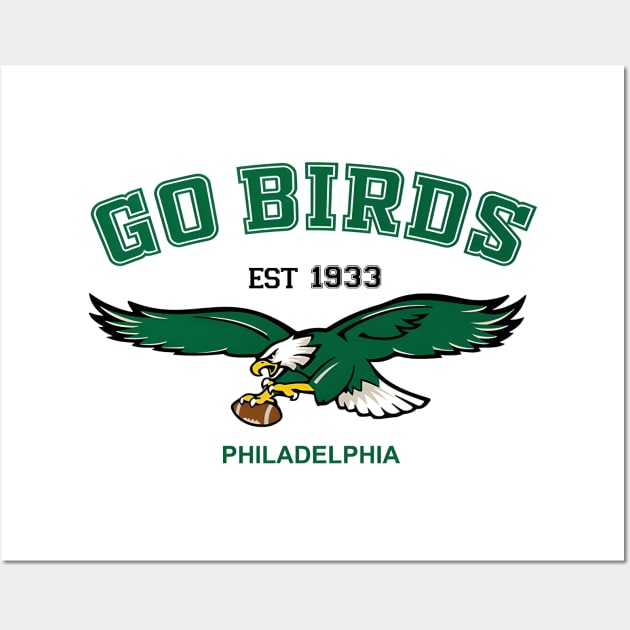 Go Birds Vintage Eagles - Philadelphia Football Est 1933 - Philadephia ...