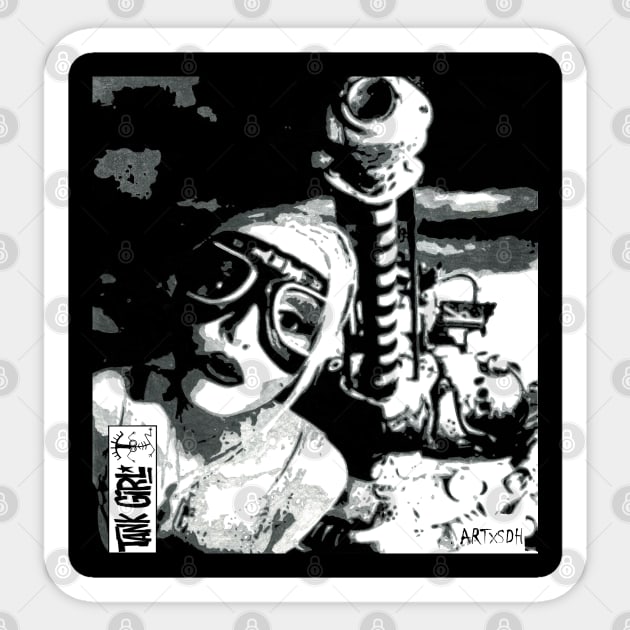 Tank Girl - Horror - Sticker | TeePublic