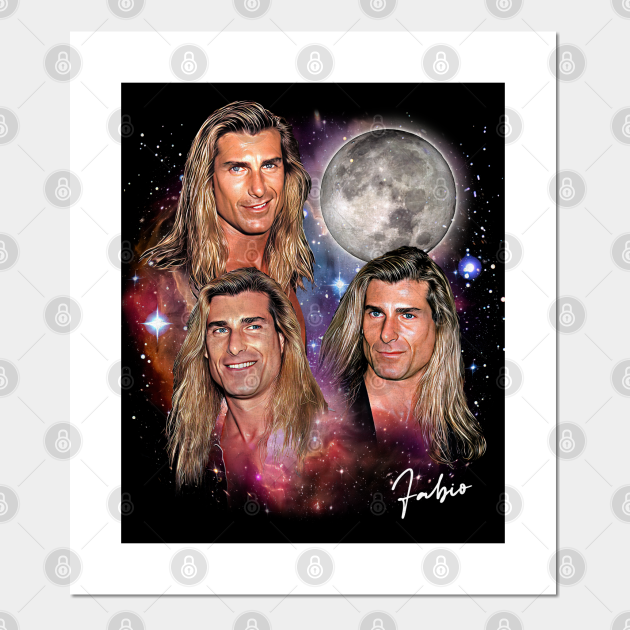 Fabio / Sexy 80s Aesthetic Design - Fabio - Posters and Art Prints ...