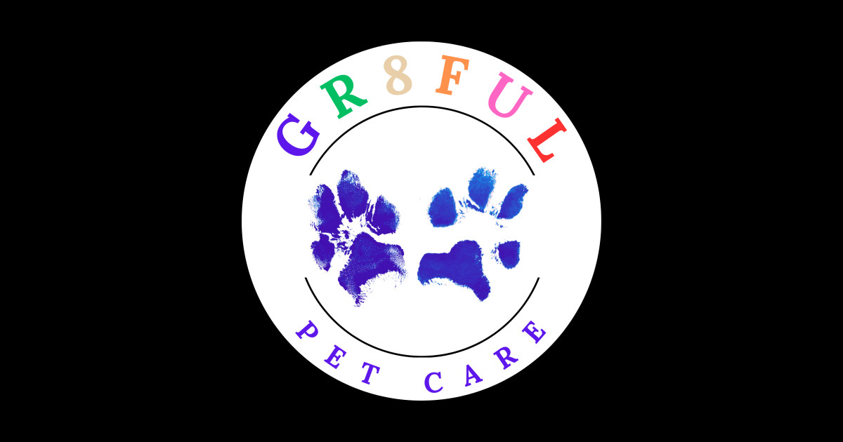 Gr8ful Paws - Logo - Sticker | TeePublic