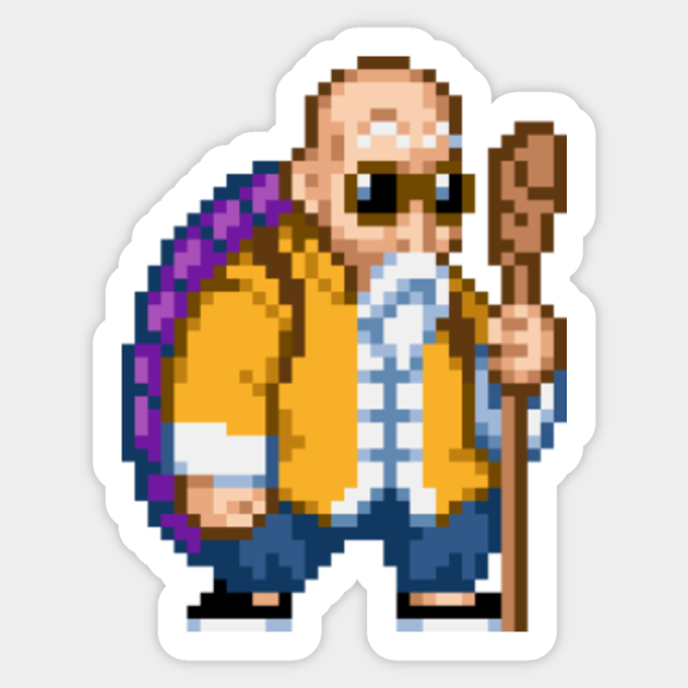 Master Roshi Sprite - Dragon Ball - Sticker | TeePublic