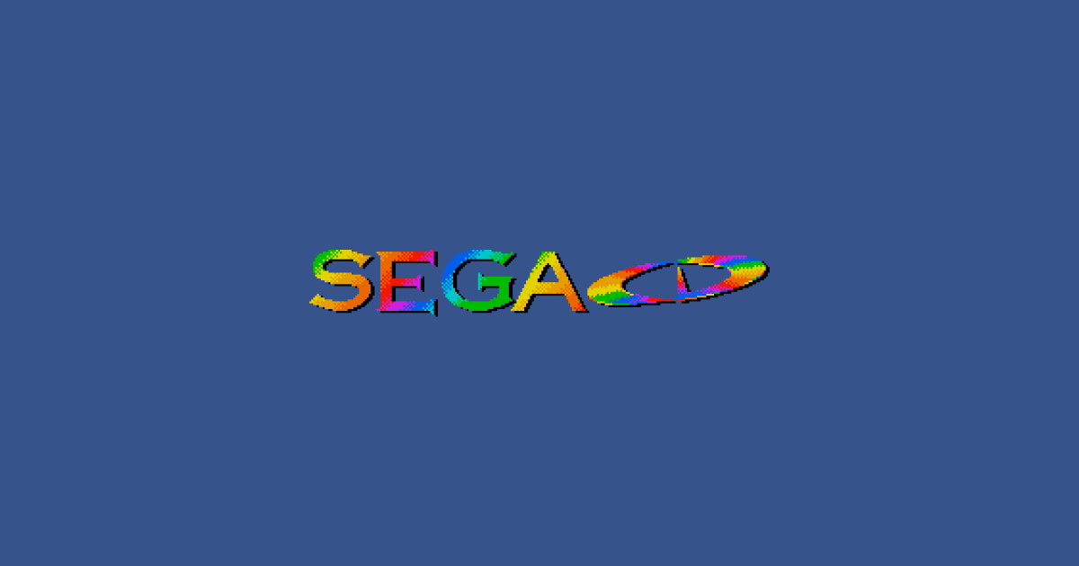 SEGA CD Boot Screen Logo I - Sega - T-Shirt | TeePublic