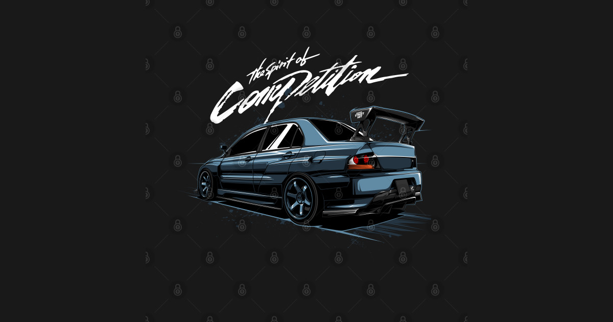 Lancer Evolution 9 - PAPAYA STREETART - Lancer Evolution - T-Shirt ...