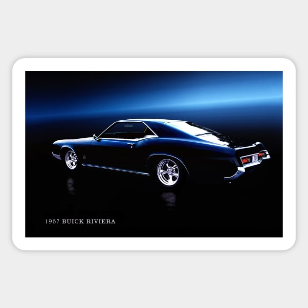 1967 Buick Riviera - Automotive - Sticker | TeePublic