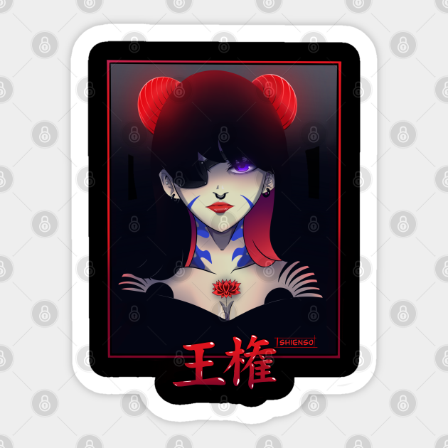 The empress - Anime Art - Sticker | TeePublic