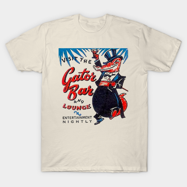 Gator Bar - Vintage Matchbook Covers - T-Shirt | TeePublic