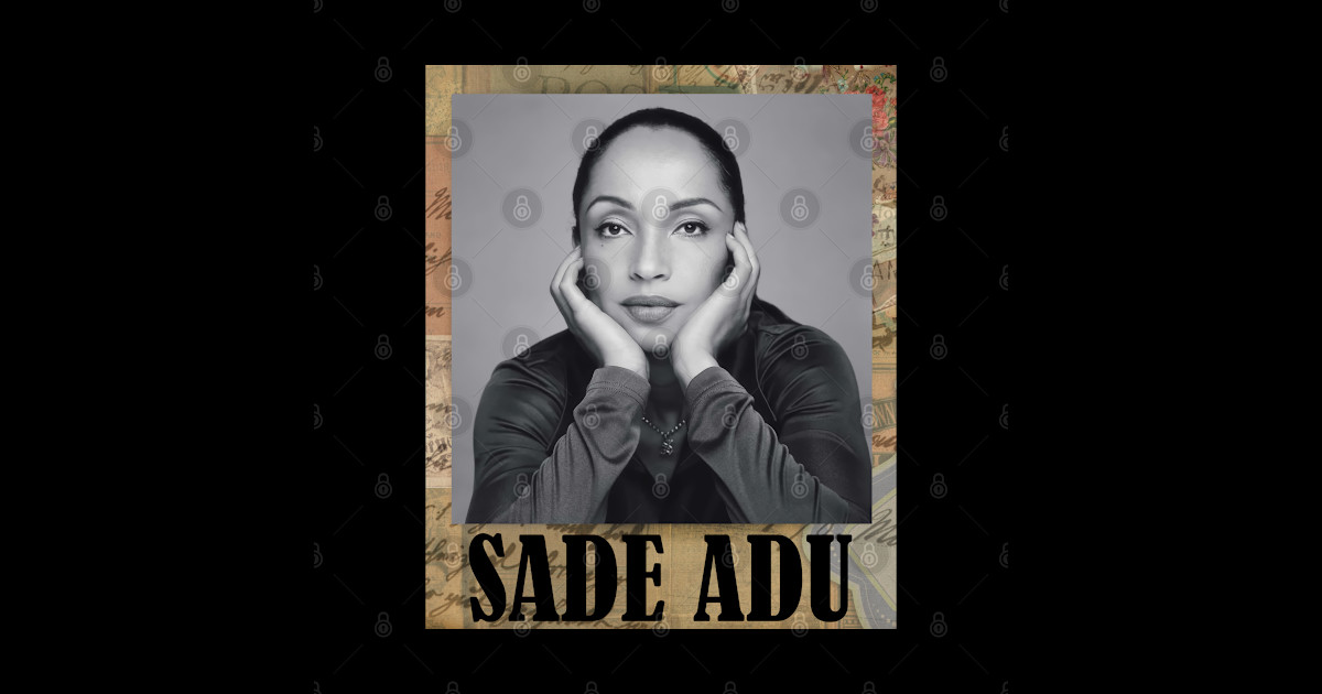 Sade Adu // Vintage Frame - Sade Adu - Sticker | TeePublic