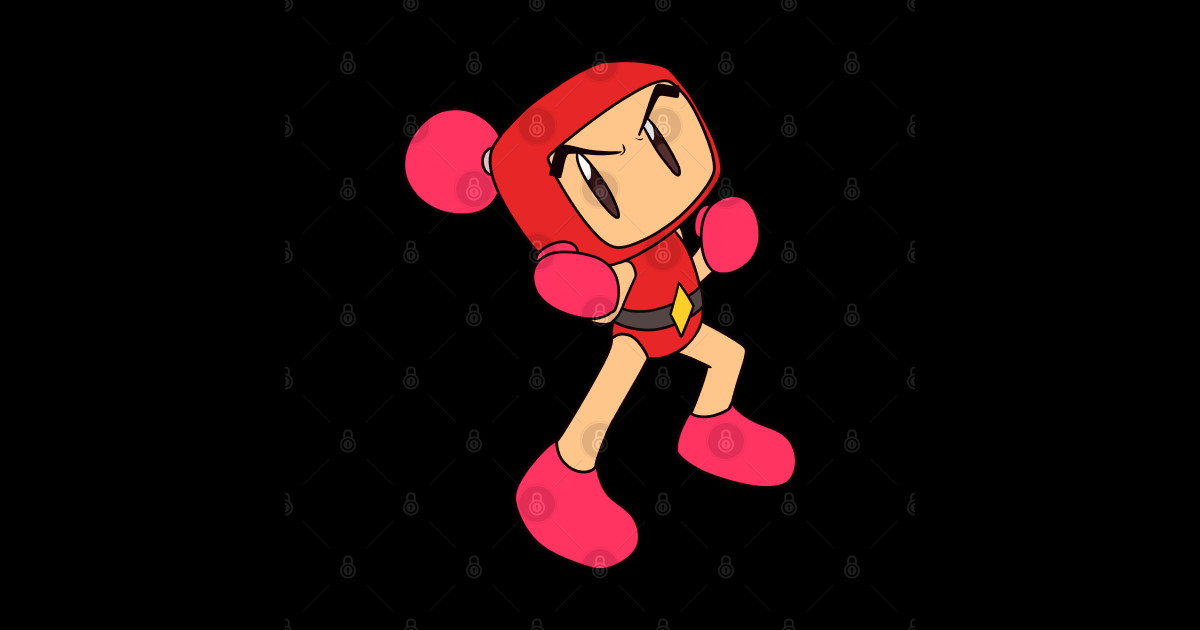 Red - Super Bomberman R - Bomberman - Sticker | TeePublic