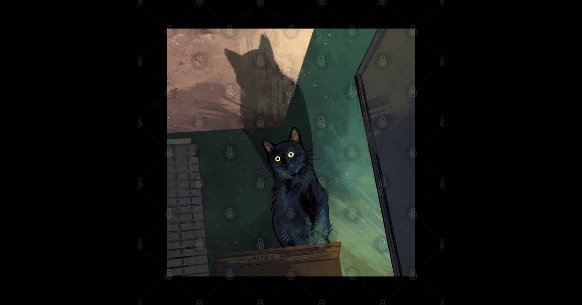 Is that, CATMAN?! - Cats - Sticker | TeePublic