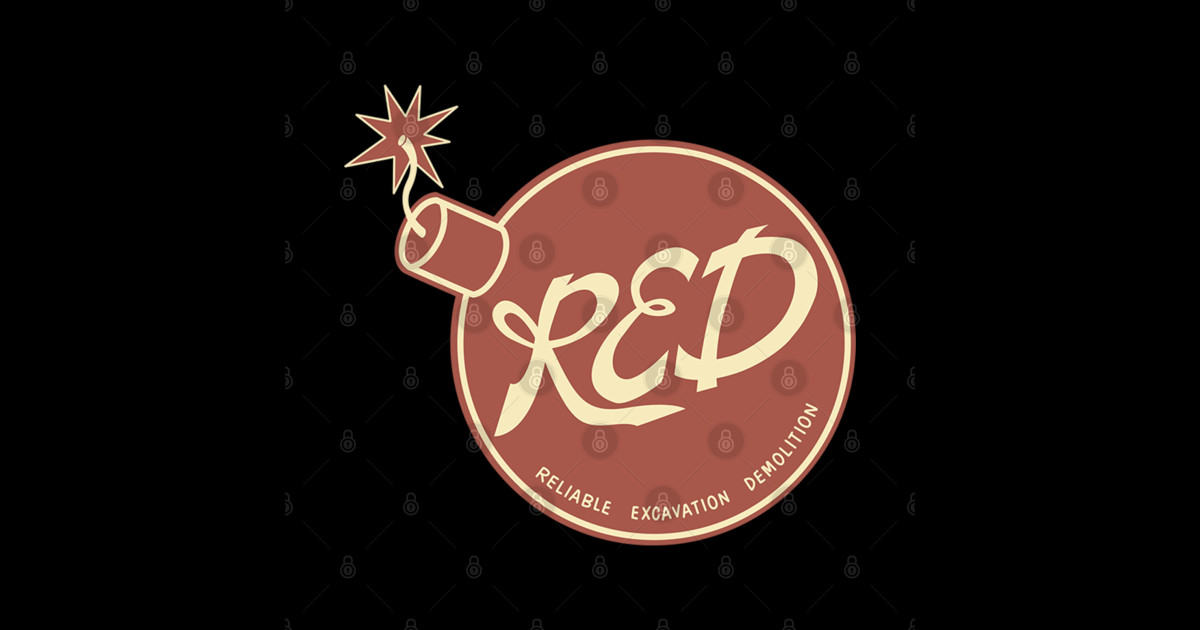 Team Red (Reliable Excavation Demolition) - Tf2 - Sticker | TeePublic