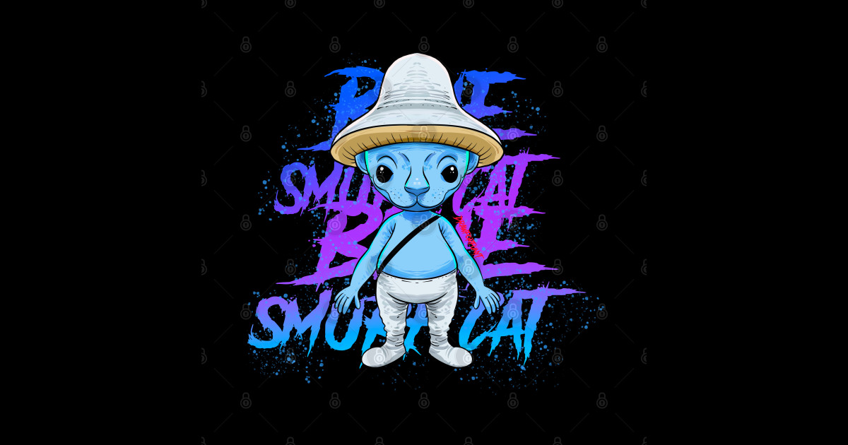 GARTEN OF BAN BAN BLUE SMURF CAt - Garten Of Banban Rainbow Friends ...